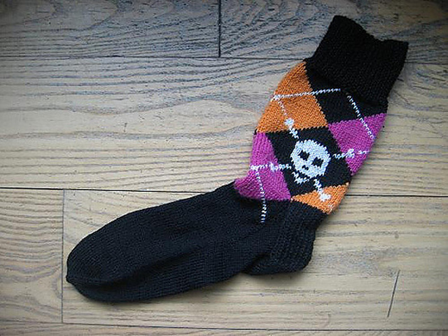 Ravelry: Arrrgyle Socks Graph pattern by Julia Farwell-Clay