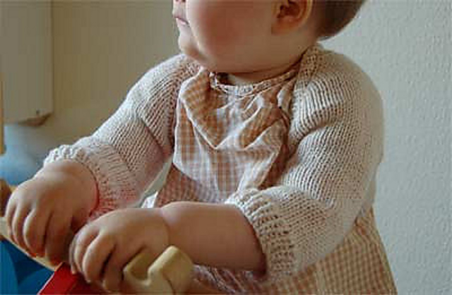 Ravelry: Confection Baby Shrug pattern by Tonya Wagner