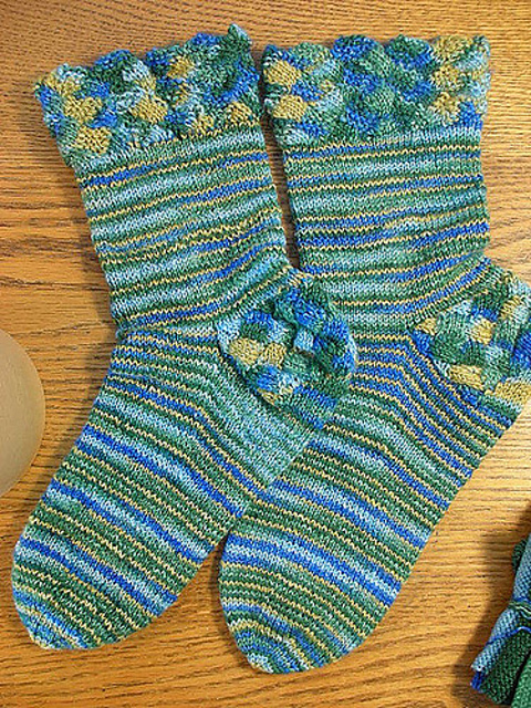 Ravelry: March Mystery Sock: Entrelac pattern by Nicole Hindes