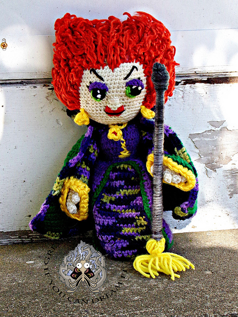 Ravelry: Winifred Hocus Pocus pattern by Greybriar Hollow
