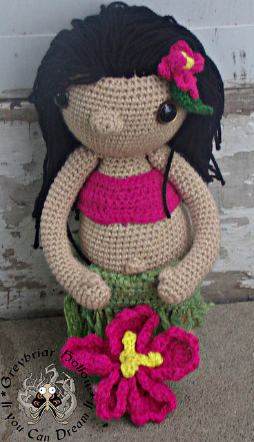 Ravelry: Kahula The Hugging Hula Dancer pattern by Greybriar Hollow
