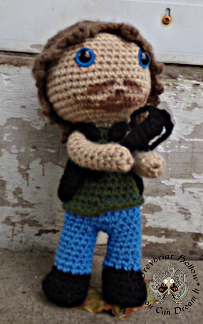 Ravelry: Daryl the Mini Hugging Dixon pattern by Greybriar Hollow