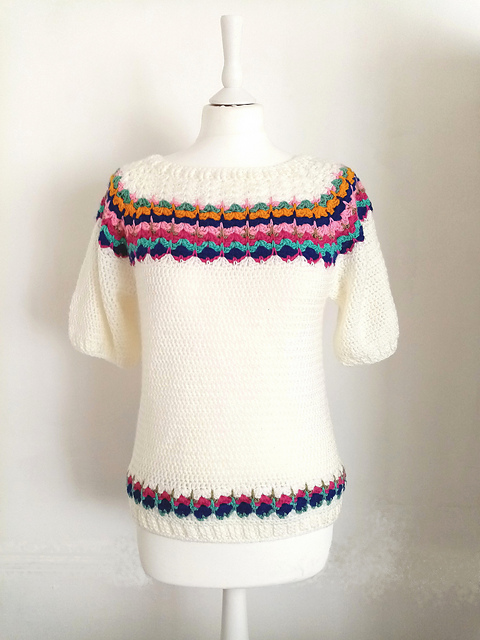 Ravelry: Spring Top pattern by Simone Francis