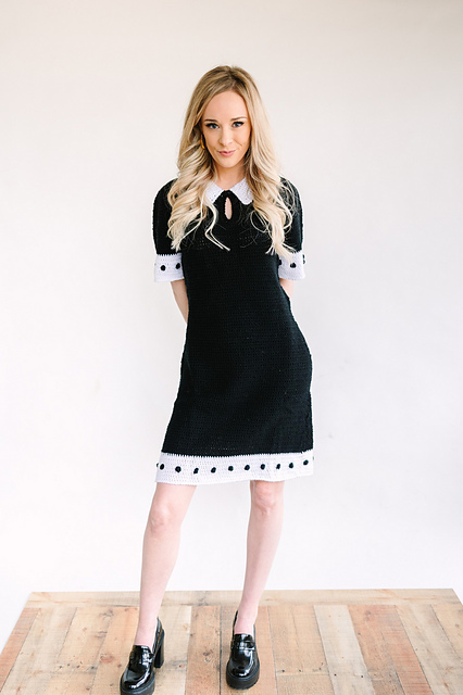 Ravelry: Phoebe Polka Dot Dress pattern by Simone Francis