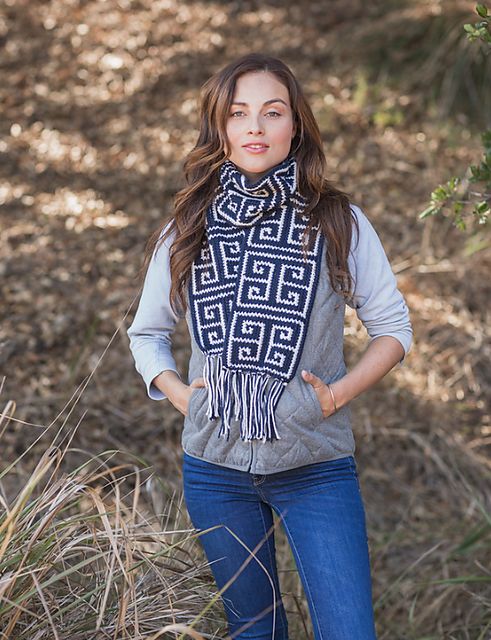 Ravelry: Route Maps Scarf pattern by Alessandra Hayden