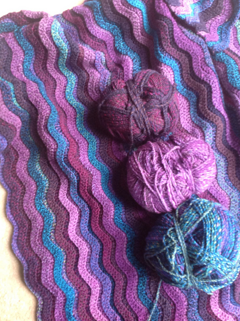 Ravelry: justinemd's Rugged Ripples Blanket