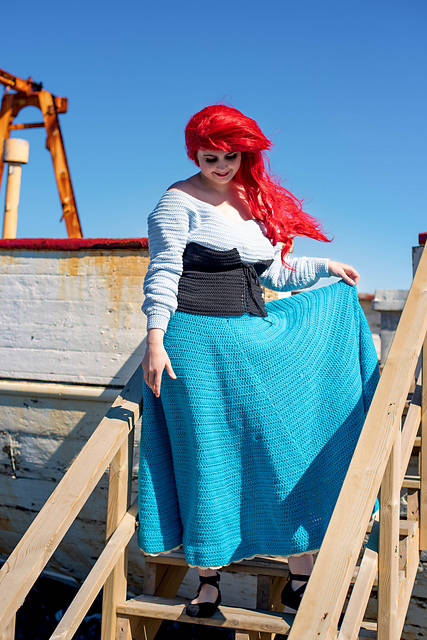 Ravelry: Mermaid front-lacing corset pattern by Transatlantic Crochet