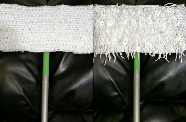 Ravelry: 3 in 1 reversible mop head pattern by Susan Hastings