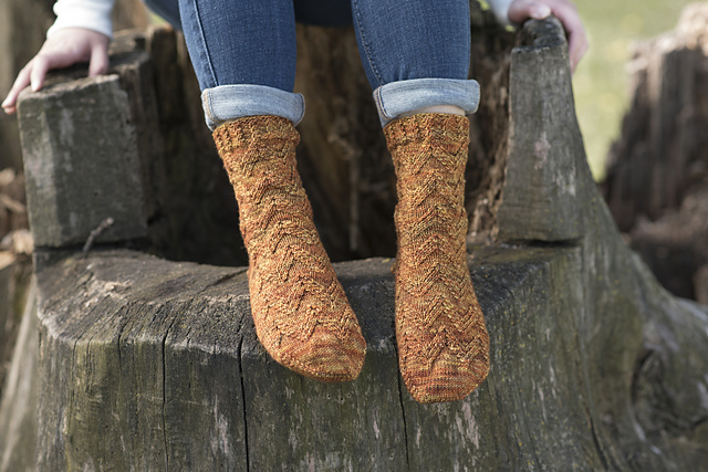 Ravelry: Never Lost Together Socks pattern by Megan Williams
