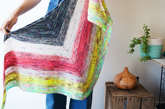 Ravelry: Colour Melt Shawl pattern by Kristen Finlay