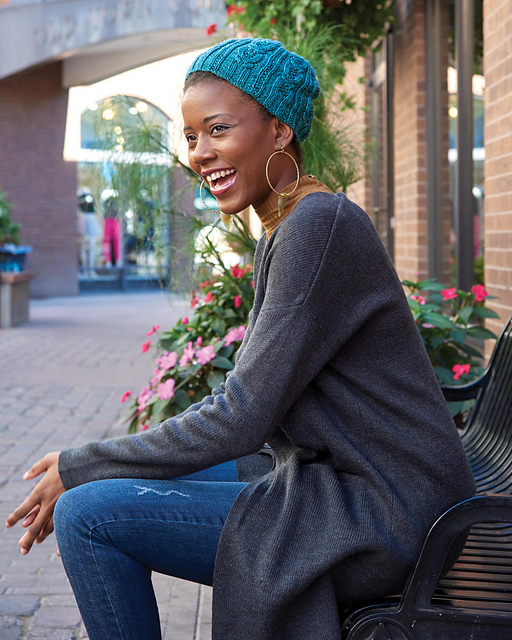 Ravelry: Seaglass Cabled Hat pattern by Melissa Thomson