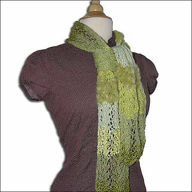 Ravelry: Vine Lace Scarf pattern by Jill Bujold