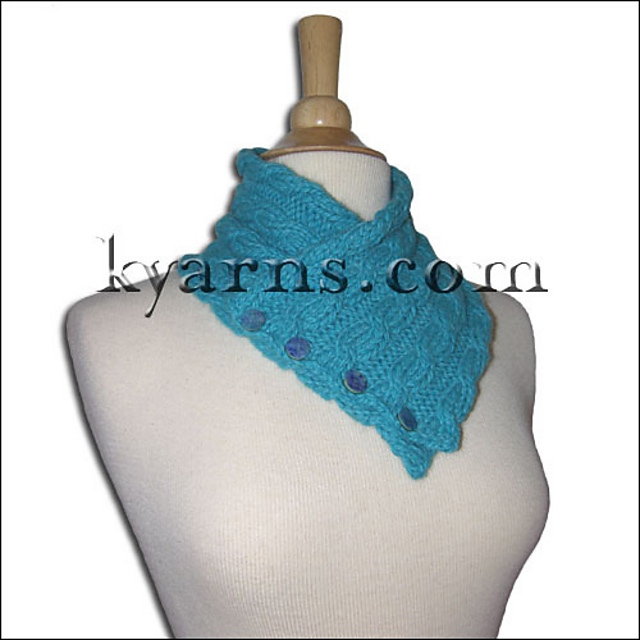 Ravelry: Cabled Neck Wrap pattern by Jill Bujold