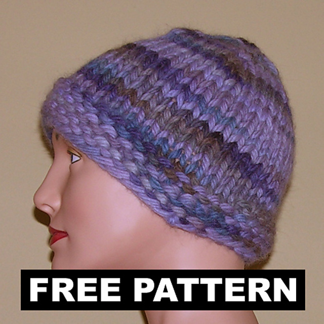 Ravelry: Super Chunky Hat pattern by Jill Bujold