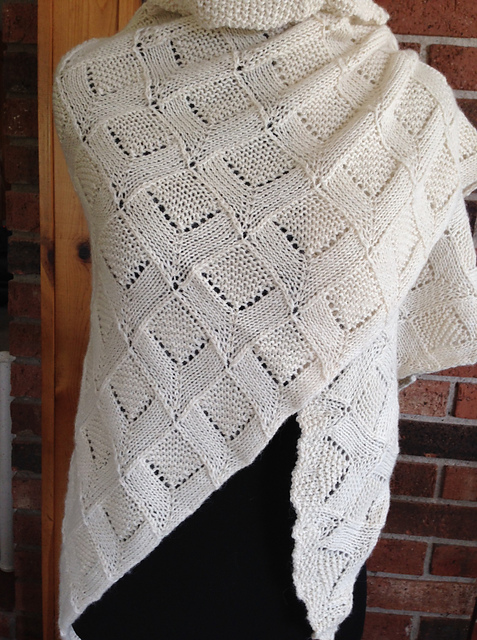 Ravelry: A Girl's Best Friend Shawl pattern by Karen Bradley