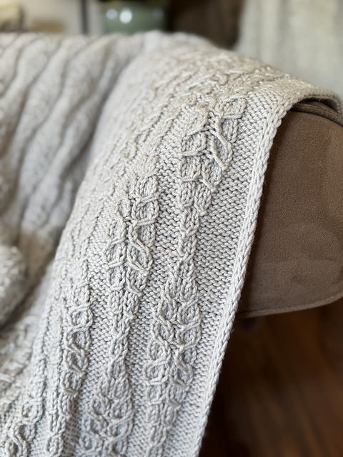Ravelry: Snow Fern Blanket Lite pattern by Kalurah Hudson