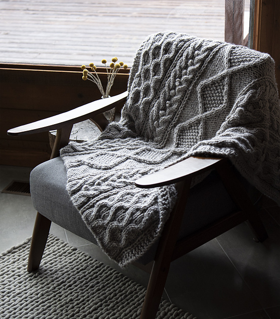 Ravelry: River Rock Throw pattern by Kalurah Hudson