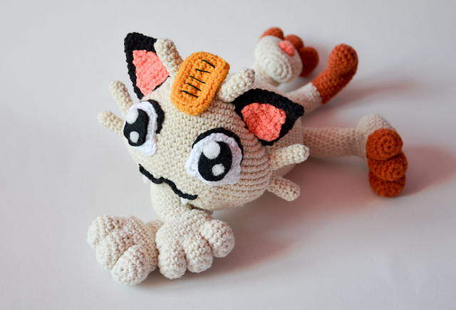 Ravelry: Meowth pokemon pattern by Kamila Krawka Krawczyk