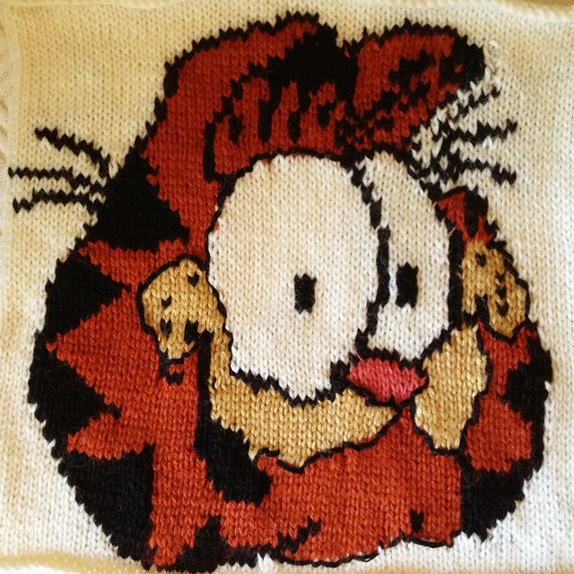 Ravelry: Garfield pillow pattern by Joy Gammon