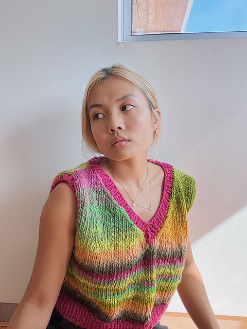 Ravelry: Valerie Vest pattern by Kara Eng