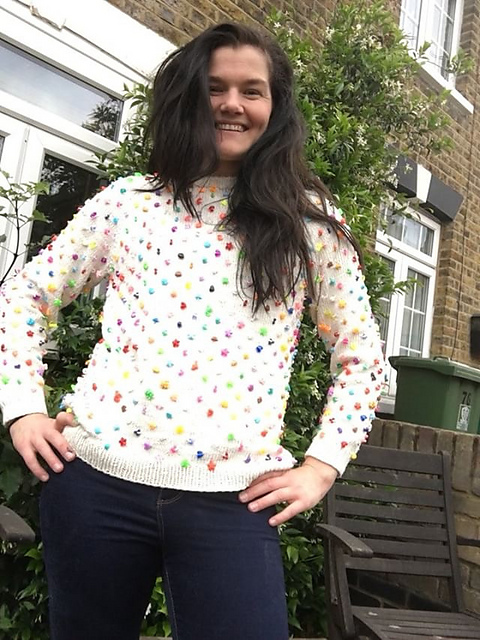 Ravelry: Beads Sweater adult pattern by Danish Knitting Academy by ...