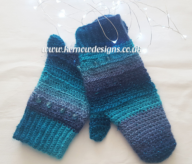 Ravelry: Beaded Mittens pattern by Kernow Designs