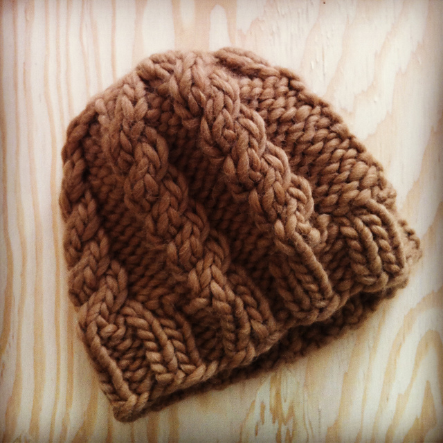 Ravelry: karentempler's chunky cable hat