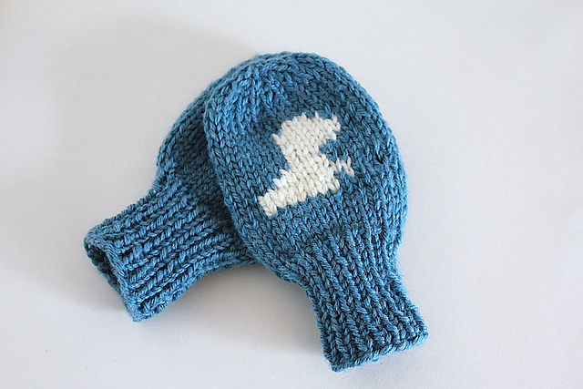 Ravelry: Baby Dinosaur Mittens pattern by Karen Jayne