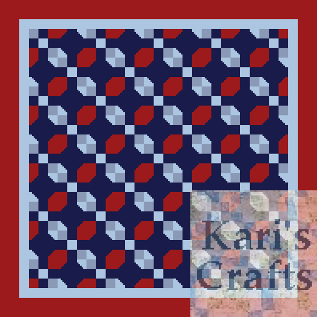 Ravelry: 9 Patch & Snowball Croquilt v1 pattern by Kari Davies