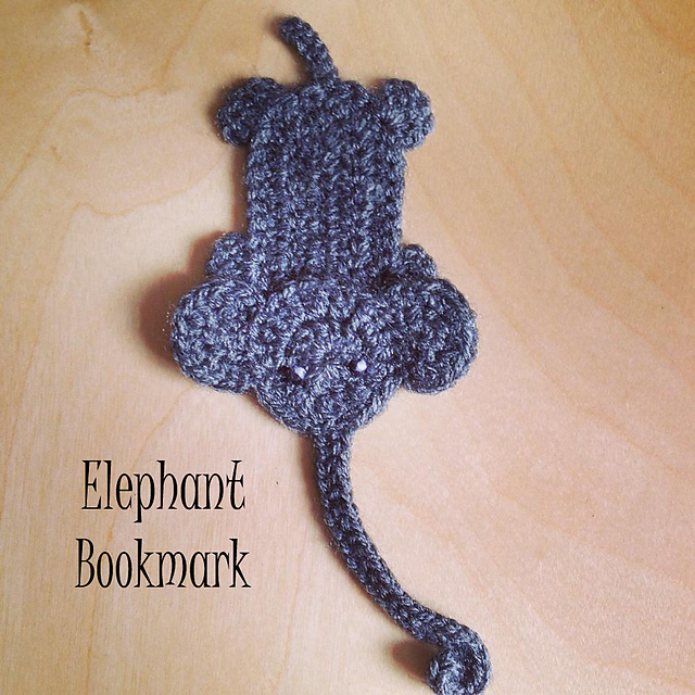 Ravelry: Elephant Bookmark pattern by Jelly Designs
