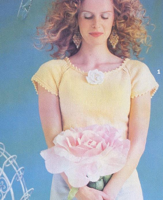 Ravelry: #01 Short Sleeve Top pattern by Katharine Hunt