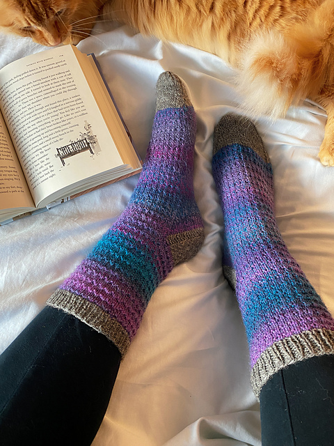 Ravelry: January Morning Socks pattern by Kate Henry