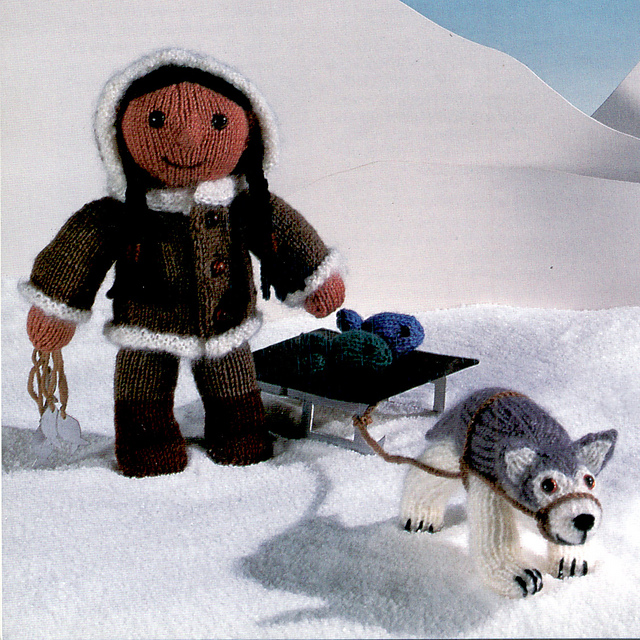 Ravelry: Eskimo girl doll pattern by Kath Dalmeny