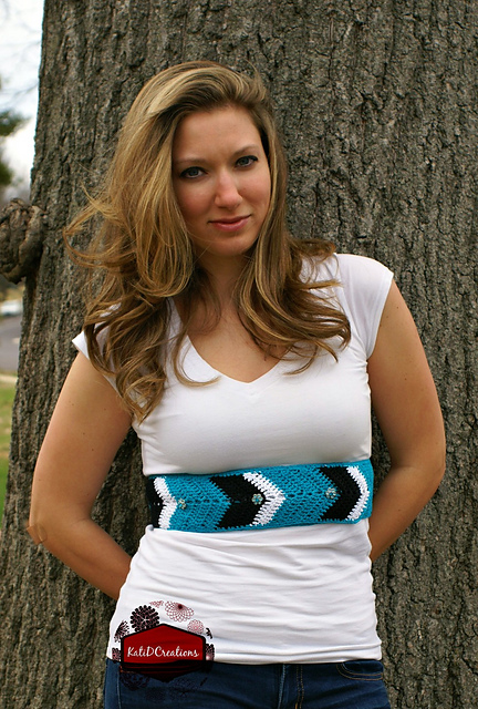 Ravelry: Chevron Belt pattern by Kati Donahue