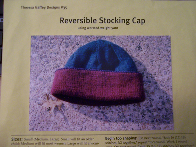 Ravelry: Reversible Stocking Cap pattern by Theresa Gaffey