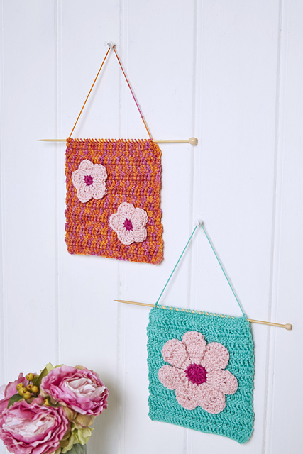 Ravelry: Floral Wall Art pattern by Kate Heppell