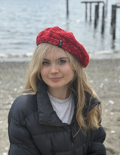 Ravelry: July Ruby Beret pattern by Kathryn Perkins