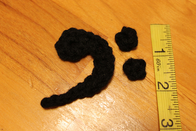 Ravelry: Bass Clef Applique pattern by Katie Cooks and Crafts