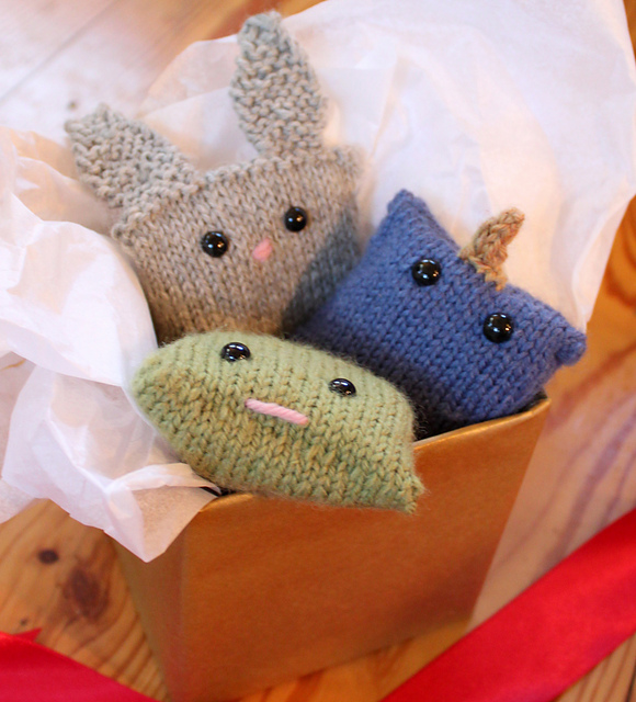 Ravelry: Animal Critter Bean Bags pattern by Katie Startzman