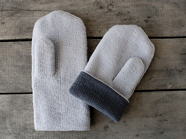 Ravelry: Gemini Mittens pattern by Kate Dombrowski