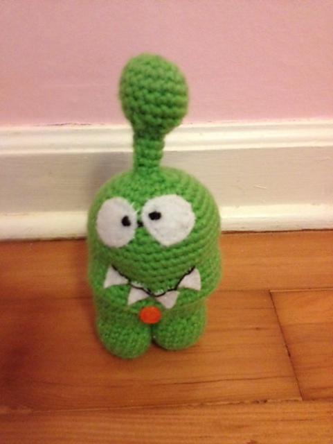 Ravelry: Hungry Om Nom pattern by Claire Olivia Golden