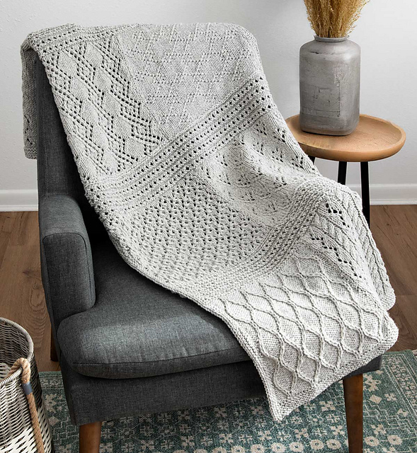 Ravelry: Brooklyn Museum Sampler Throw pattern by Melissa Dehncke McGill