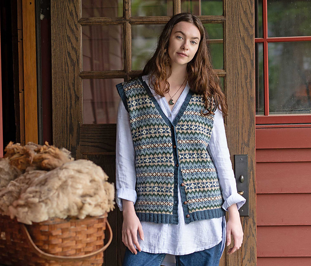 Ravelry: Skellister Vest pattern by Sandi Rosner