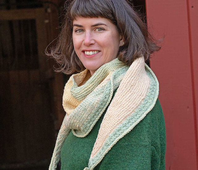 Ravelry: Field Lines Shawl pattern by Shaina Scott