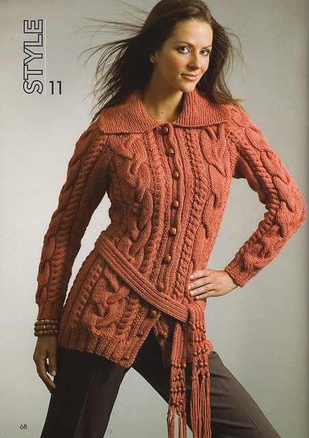 Ravelry: Cable Jacket with collar pattern by Patons Australia