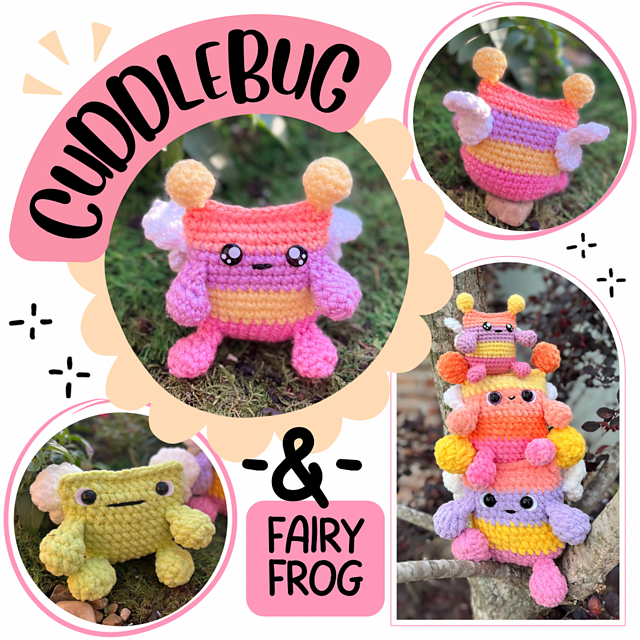 Ravelry: Cuddlebug & Fairy Frog pattern by kawaiicuddlebug