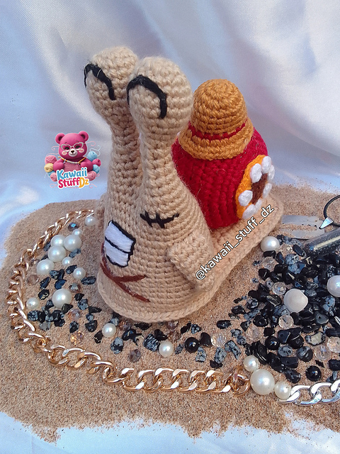 Ravelry: luffy's den den mushi pattern by kawaii stuff dz