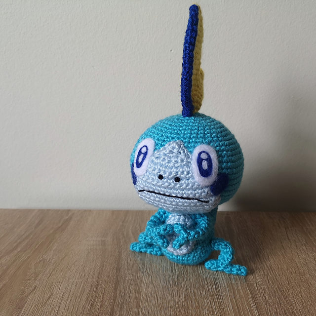 Ravelry: Pokemon Sobble pattern by Kayla Shea.