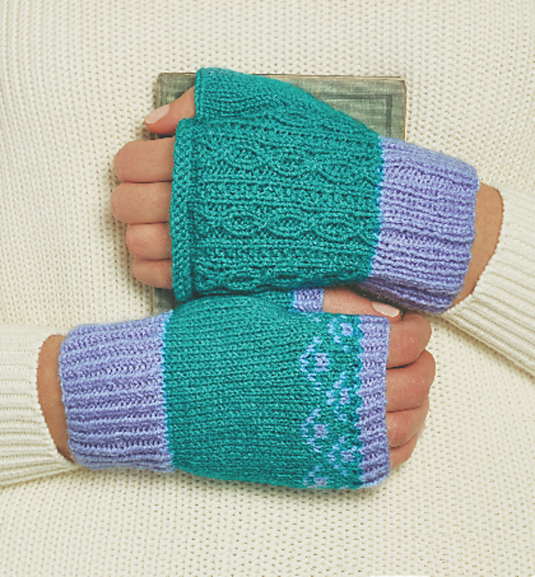 Ravelry: Twist Mitts pattern by Anna Elliott