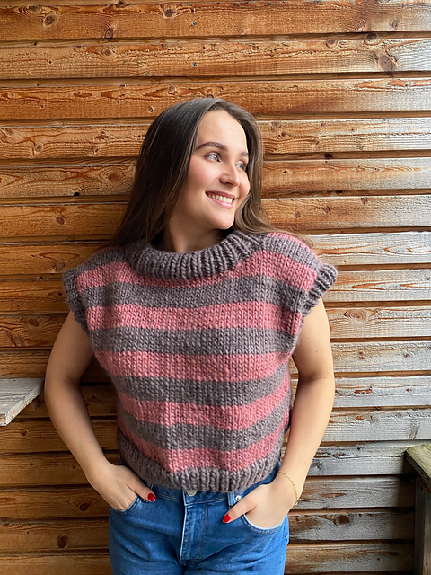 Ravelry: Raya vest pattern by Knit by Knudsen